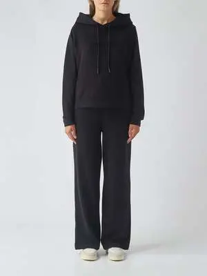 TWINSET 2-piece Jersey Tracksuit With A Hooded Sweatshirt And Pants - Black