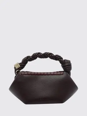 GANNI Small Bou Handbag With Braided Handle And Butterfly Logo