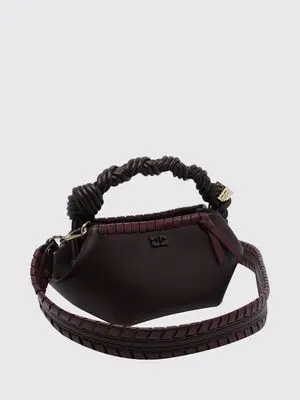 GANNI Small Bou Handbag With Braided Handle And Butterfly Logo