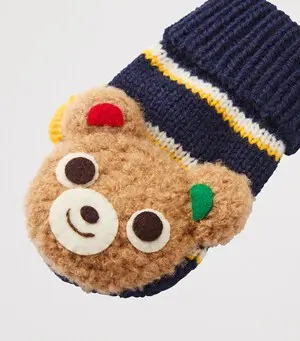 MIKI HOUSE Bear Mittens