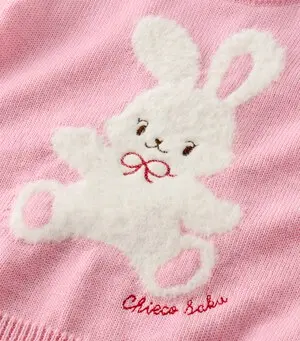 MIKI HOUSE Knitted Embroidered Sweater