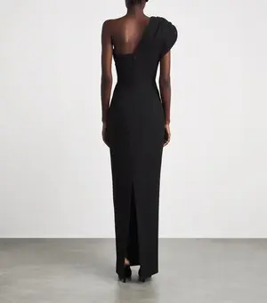 Rachel Gilbert One-shoulder Winne Gown