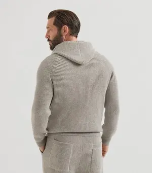 Brunello Cucinelli Cashmere Rib-knit Zip-up Cardigan
