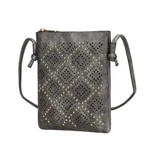 MKF COLLECTION BY MIA K. Leysha Crossbody Bag Pewter - Silver