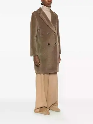 Max Mara Double-breasted Brushed Coat