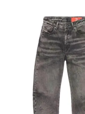DIESEL® Faded Curved-leg Jeans