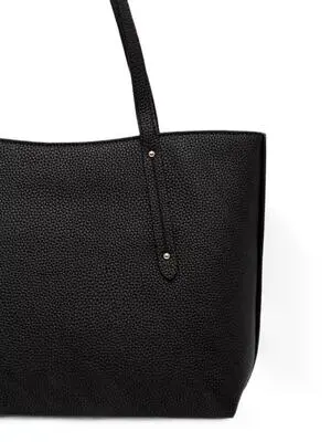 Guess Brenton Pebbled-texture Tote Bag - Black