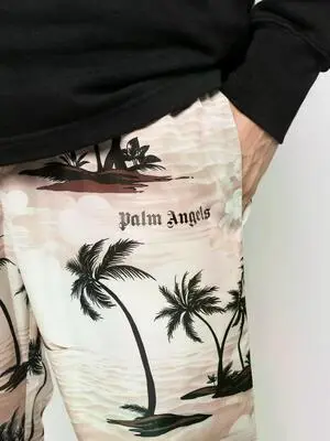 Palm Angels Palm Tree-print Trousers