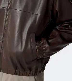 Saint Laurent Leather Blouson Jacket
