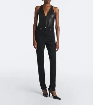 Balmain High-rise Slim Jeans