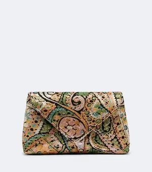 Dries Van Noten Medium Jacquard Clutch