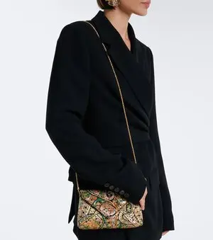 Dries Van Noten Medium Jacquard Clutch