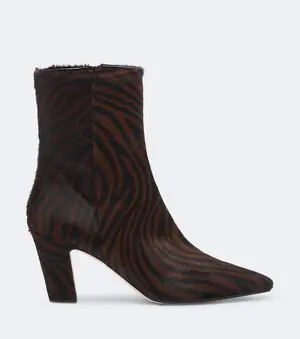 AeydĒ Maris Printed Calf Hair Ankle Boots - Multicoloured