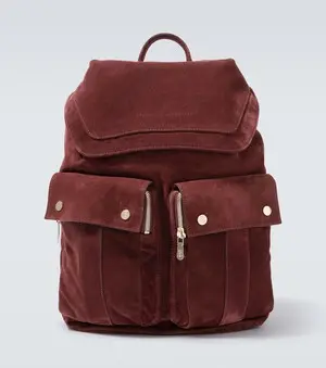 Brunello Cucinelli Suede Backpack - Brown