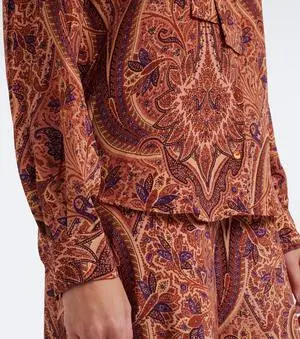 Ulla Johnson Lise Tie-neck Silk Crepe De Chine Blouse