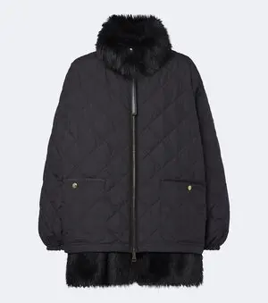 Moncler Chaleureux Convertible Quilted Down Jacket
