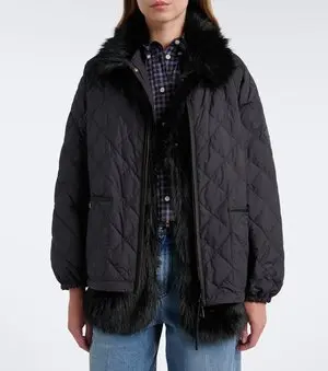 Moncler Chaleureux Convertible Quilted Down Jacket