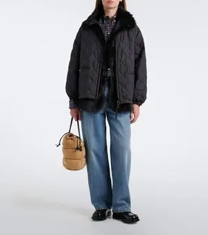 Moncler Chaleureux Convertible Quilted Down Jacket