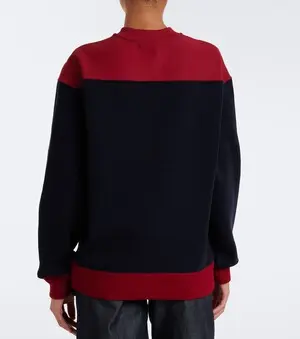 JW Anderson Embroide Wool-blend Sweatshirt