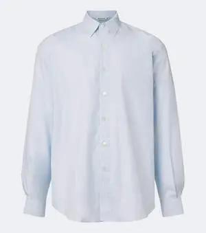 Auralee Cotton Twill Shirt - Blue