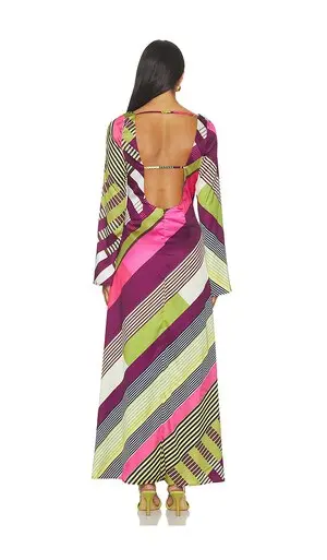 SEVEN WONDERS Montie Sleeved Maxi Dress In . Also