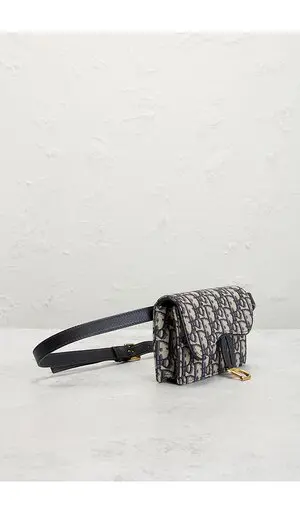 FWRD RENEW Dior Oblique Saddle Belt Bag