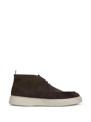 Officine Creative Suede Lace-up Sneakers - Brown