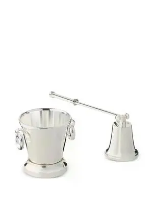 Ralph Lauren Durban Candle Snuffer And Match Holder Set - Silver
