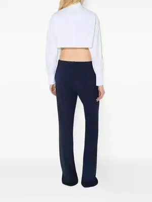 Elisabetta Franchi Lightweight Crêpe Fabric Trousers