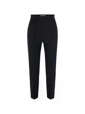 Elisabetta Franchi Technical-fabric Trousers - Black