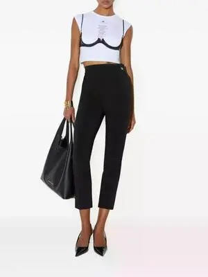 Elisabetta Franchi Technical-fabric Trousers