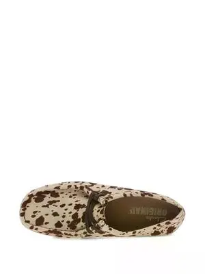 Clarks Wallabee Cow-print Loafers