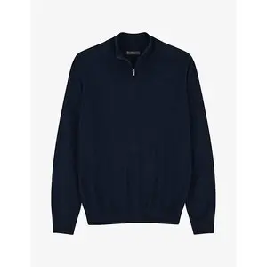 Boggi Milano Half-zip Wool Sweatshirt