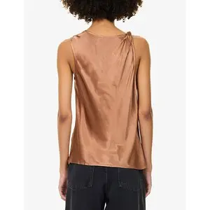 Rails Robin Twist Shoulder Strap Satin Tank Top