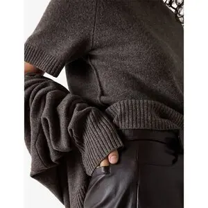 Whistles V-neck Long-sleeve Wool Cardigan