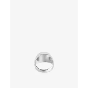 NINETWOFIVE Bariq Sterling- And Pietersite Signet Ring