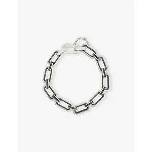 NINETWOFIVE Aqwas Sterling- Link Bracelet - Silver