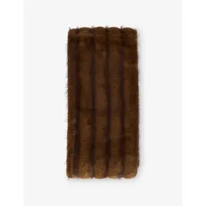 THE FRANKIE SHOP Ciasa Faux-fur Scarf - Brown