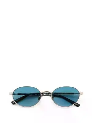 GAST Jade Oval-frame Sunglasses - Silver