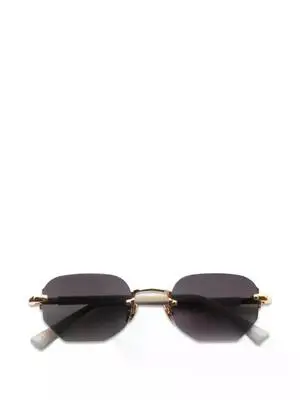 GAST Moonstone Sky Geometric-frame Sunglasses - Gold