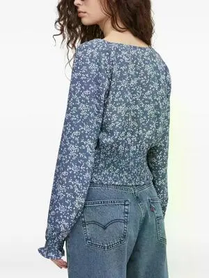 LEVI'S Tamara Floral-print V-neck Blouse