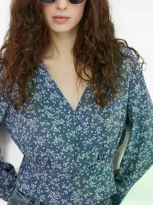 LEVI'S Tamara Floral-print V-neck Blouse