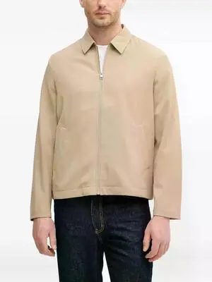 LINDBERGH Casuel Zip-up Shirt Jacket - Neutrals