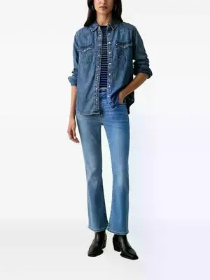 LEVI'S 725 Faded Flared Jeans - Blue