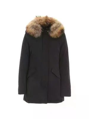 Woolrich Arctic Fur-trimmed Coat - Black