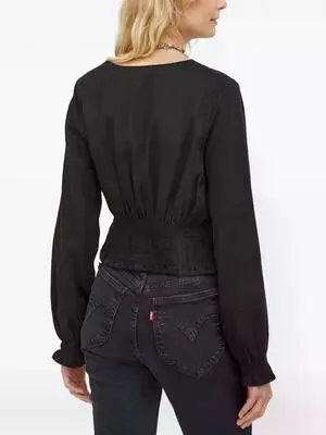 LEVI'S Tamara V-neck Blouse - Black