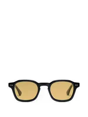 PETER AND MAY Hero Round-frame Sunglasses - Black