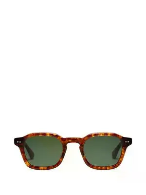 PETER AND MAY Hero Square-frame Sunglasses - Brown