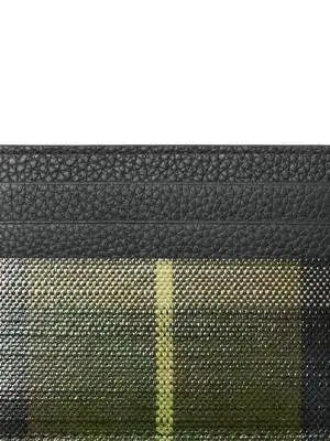 Burberry Tall Check Card Holder