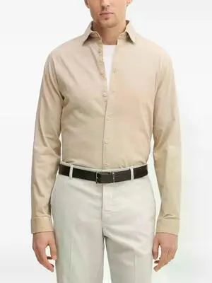 Lindbergh Long-sleeve Button-down Shirt - Neutrals